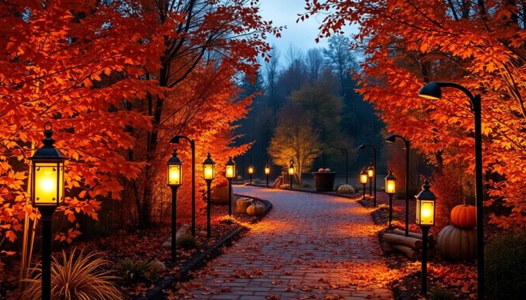 25 Cozy Autumn Outdoor Lighting Ideas To Transform Your Backyard This ...